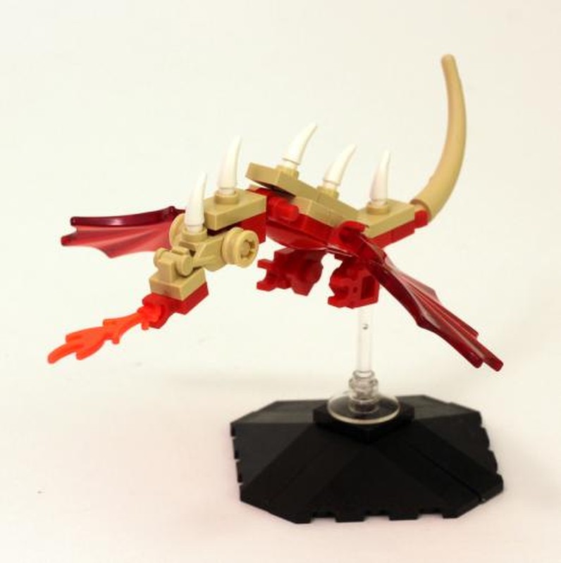 LEGO MOC Micro Dragon by JKBrickworks | Rebrickable - Build with LEGO