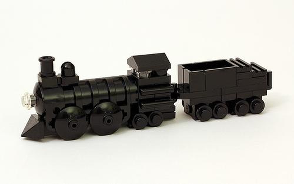 LEGO MOC Micro Steam Train by JKBrickworks | Rebrickable - Build with LEGO