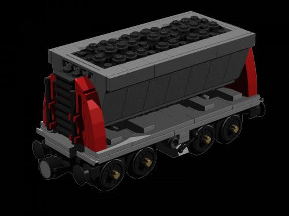 LEGO MOC Coal Hopper (7-Wide) by niaconis | Rebrickable - Build with LEGO