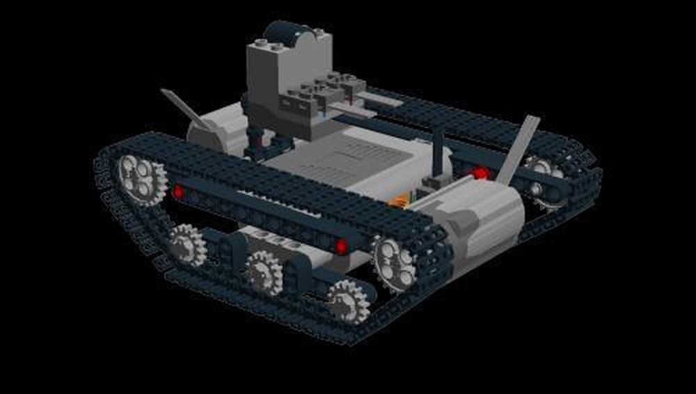 LEGO MOC Tank Chassis (simplified) by dcutter | Rebrickable - Build ...