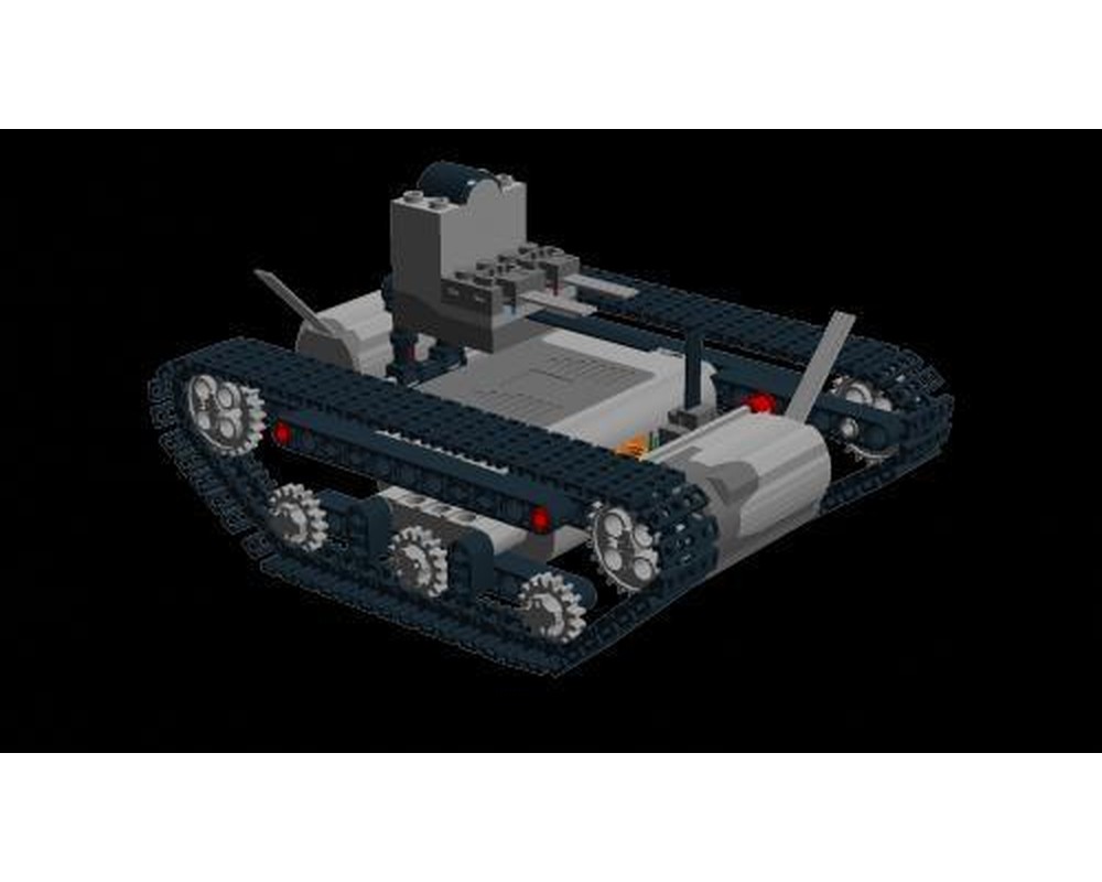 LEGO MOC Tank Chassis (simplified) by dcutter | Rebrickable - Build ...