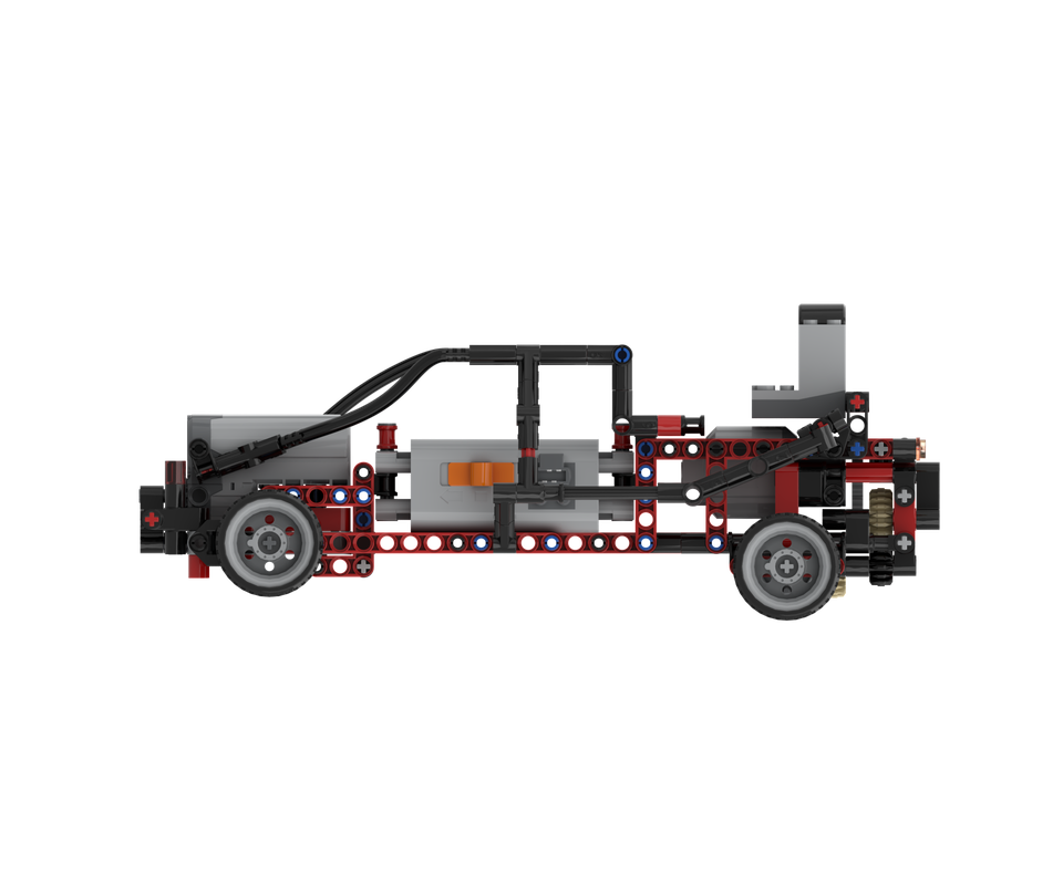 LEGO MOC Simple PF Car by sthrom | Rebrickable - Build with LEGO