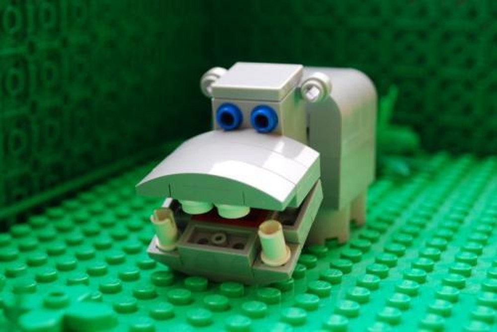 LEGO MOC Hippo by Schwallex | Rebrickable - Build with LEGO