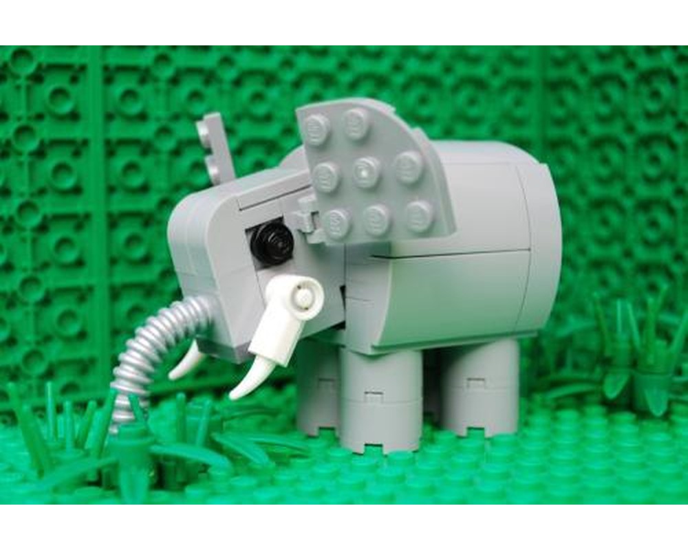 LEGO MOC Elephant by Schwallex | Rebrickable - Build with LEGO
