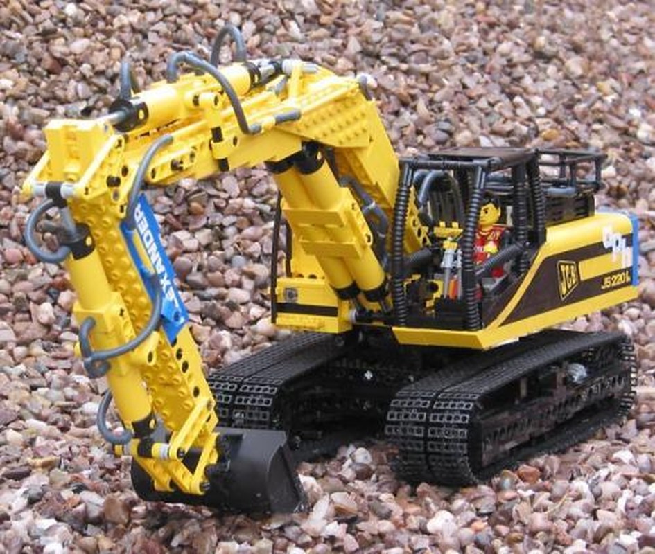 LEGO MOC JCB Excavator by endorka | Rebrickable - Build with LEGO