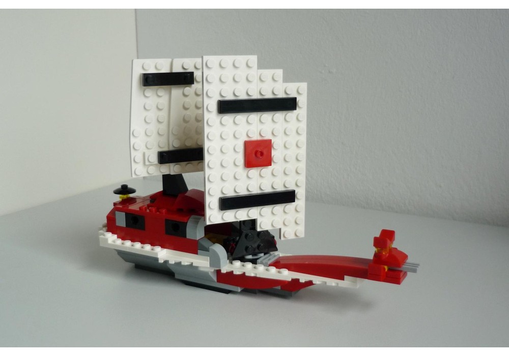 LEGO MOC 7292 Asian Sailboat by Nequmodiva | Rebrickable - Build with LEGO