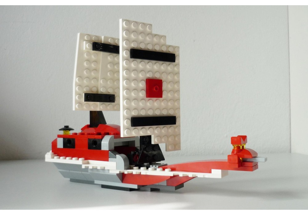 LEGO MOC 7292 Asian Sailboat by Nequmodiva | Rebrickable - Build with LEGO