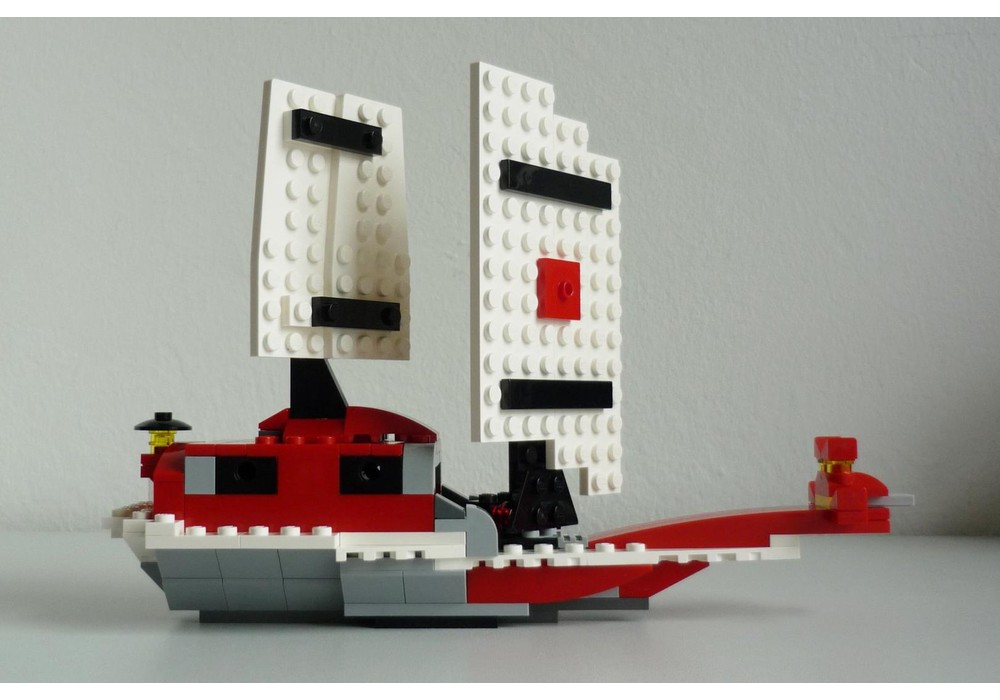 LEGO MOC 7292 Asian Sailboat by Nequmodiva | Rebrickable - Build with LEGO