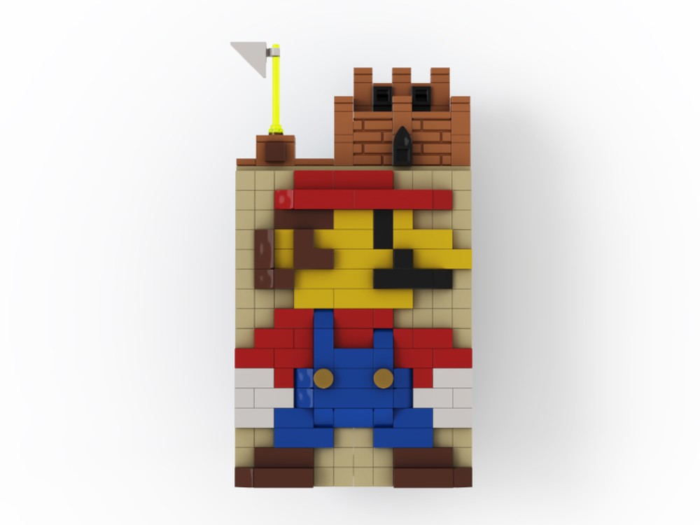 LEGO MOC Mario on a Photo Frame(vertical, standing) by namowen ...