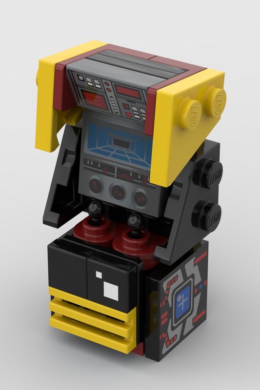 LEGO MOC Mini-Arcade Cabinet Mech by SaGrLand | Rebrickable - Build ...
