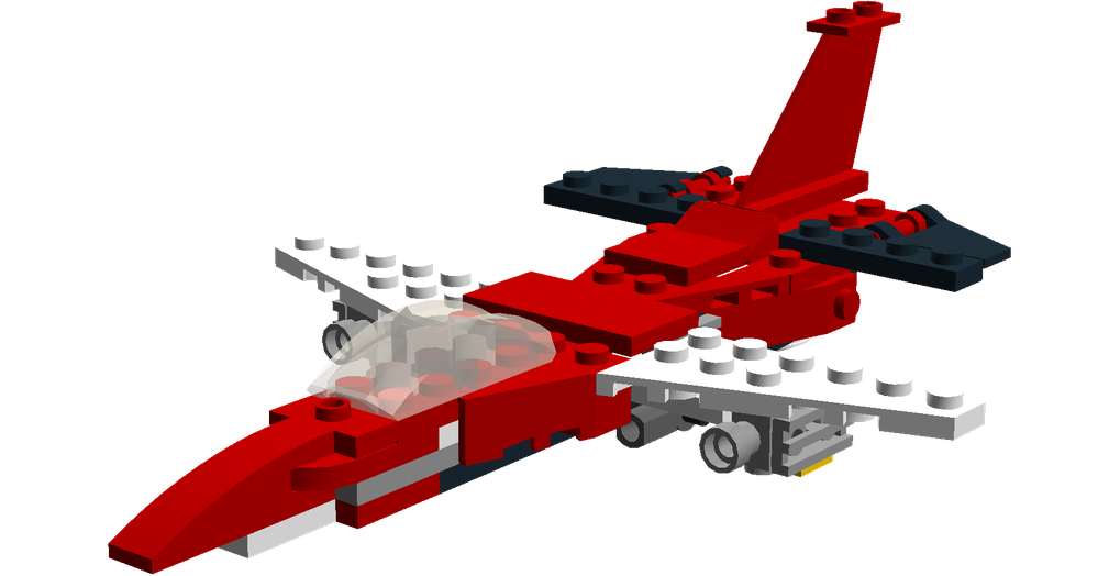 LEGO MOC 31057 F-16 by TeagueO | Rebrickable - Build with LEGO