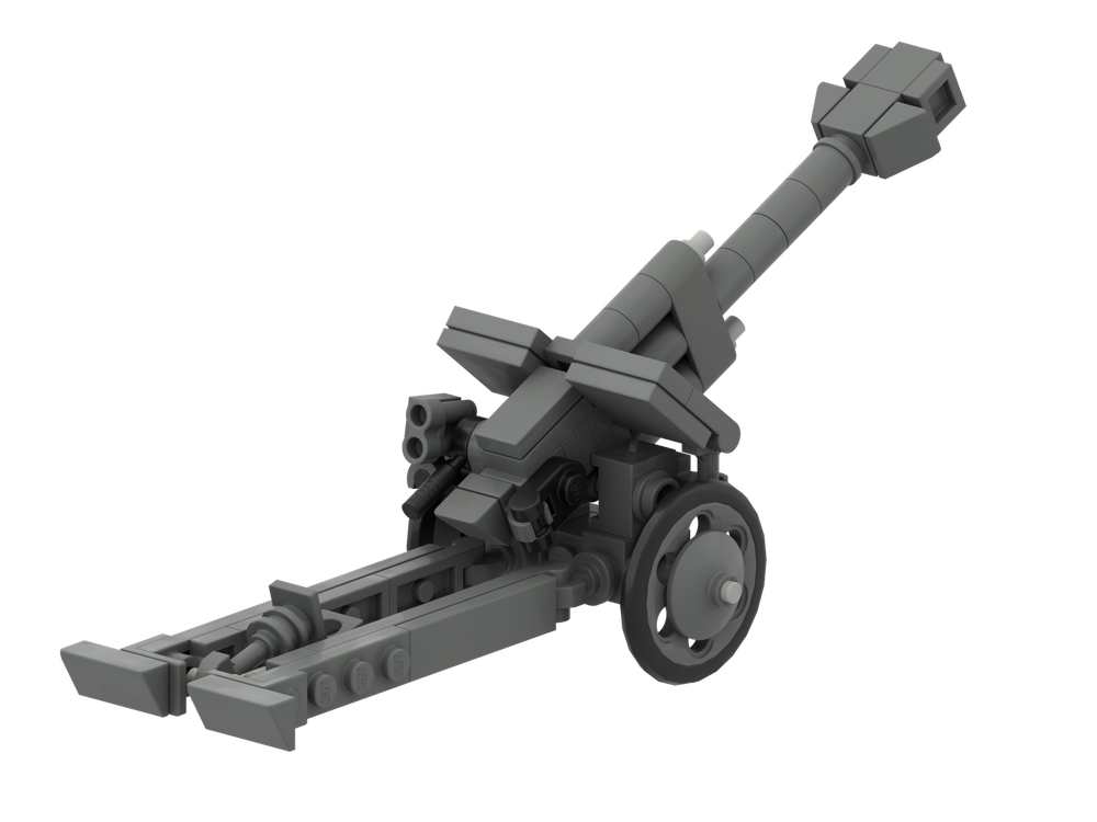LEGO MOC 152mm Howitzer M1943 (D-1) by BrawnGP94 | Rebrickable - Build ...