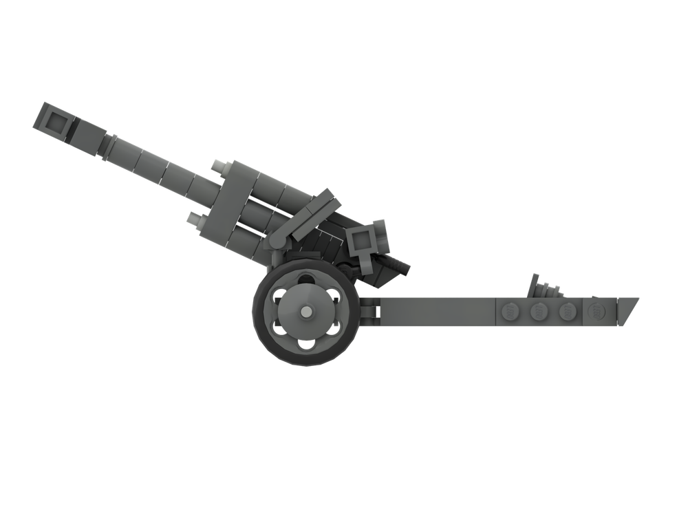 Lego Moc 152mm Howitzer M1943 D 1 By Brawngp94 Rebrickable Build