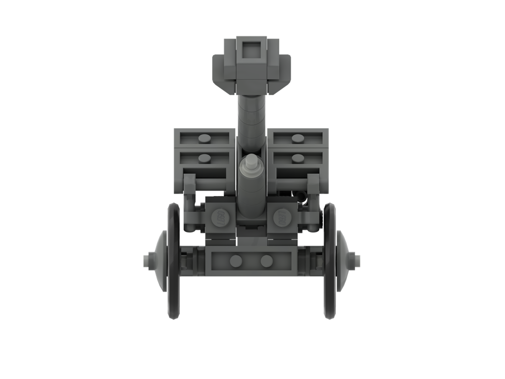 Lego Moc 152mm Howitzer M1943 D 1 By Brawngp94 Rebrickable Build