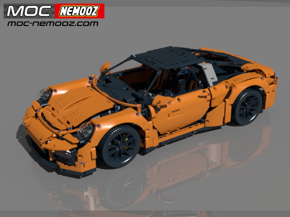 Lego Moc Porsche 911 Targa By Moc Nemooz Rebrickable Build With Lego
