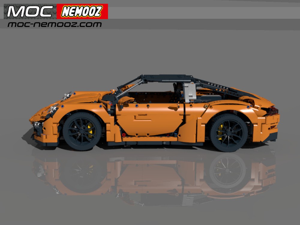 Lego Moc Porsche 911 Targa By Moc Nemooz Rebrickable Build With Lego