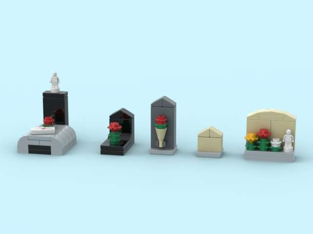 LEGO MOC tombstone by RLanoue | Rebrickable - Build with LEGO