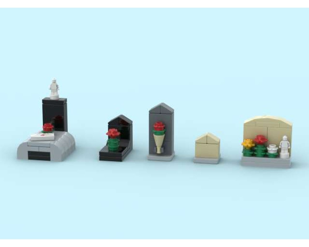 LEGO MOC tombstone by RLanoue | Rebrickable - Build with LEGO
