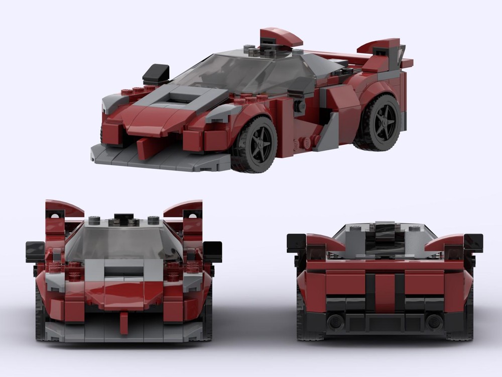 LEGO MOC Ferrari FXX K by Agent Orange | Rebrickable - Build with LEGO