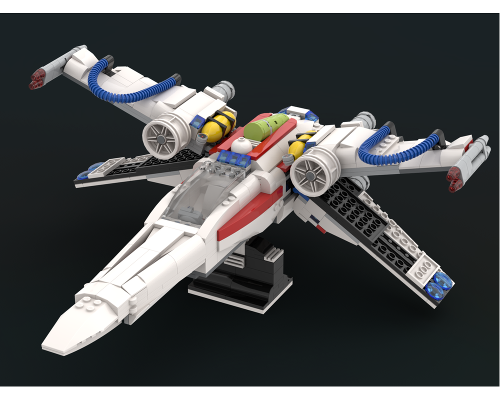 LEGO MOC 10274-1 ECTO Wing Starfighter by emil_mu | Rebrickable - Build ...