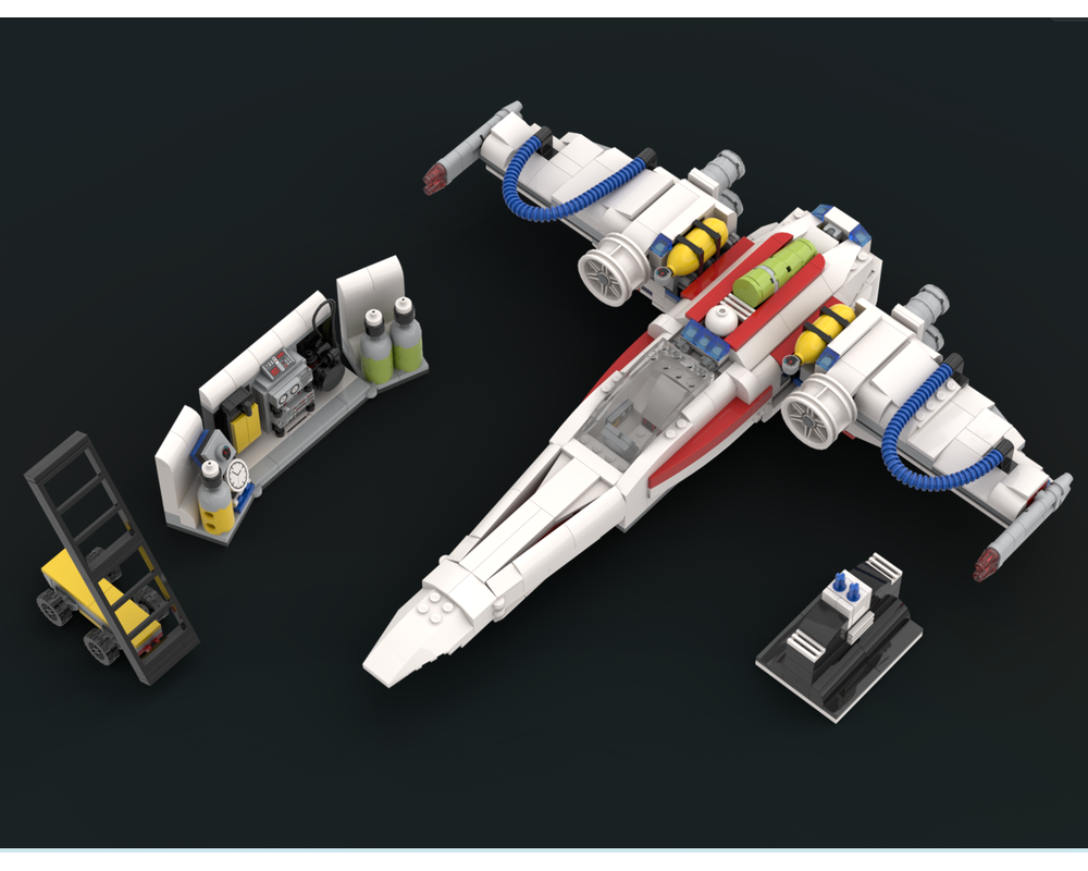 LEGO MOC 10274-1 ECTO Wing Starfighter by emil_mu | Rebrickable - Build ...