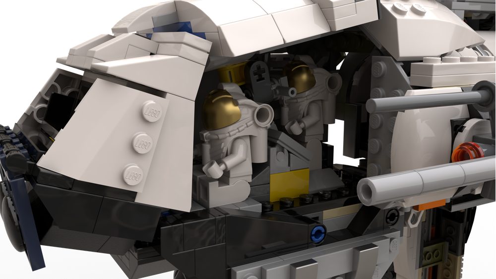 Lego Moc Space Force Lunar Walker At At Inspired Vehicle By