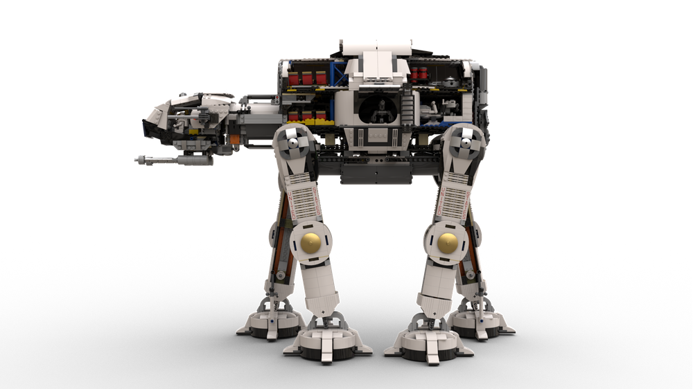 Lego Moc Space Force Lunar Walker At At Inspired Vehicle By