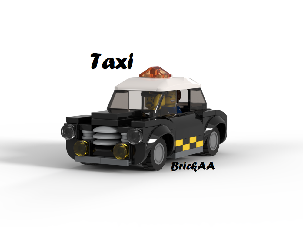 LEGO MOC Taxi by BrickAA | Rebrickable - Build with LEGO