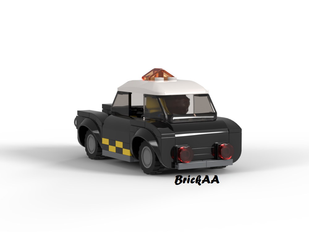 Lego Moc Taxi By Brickaa Rebrickable Build With Lego