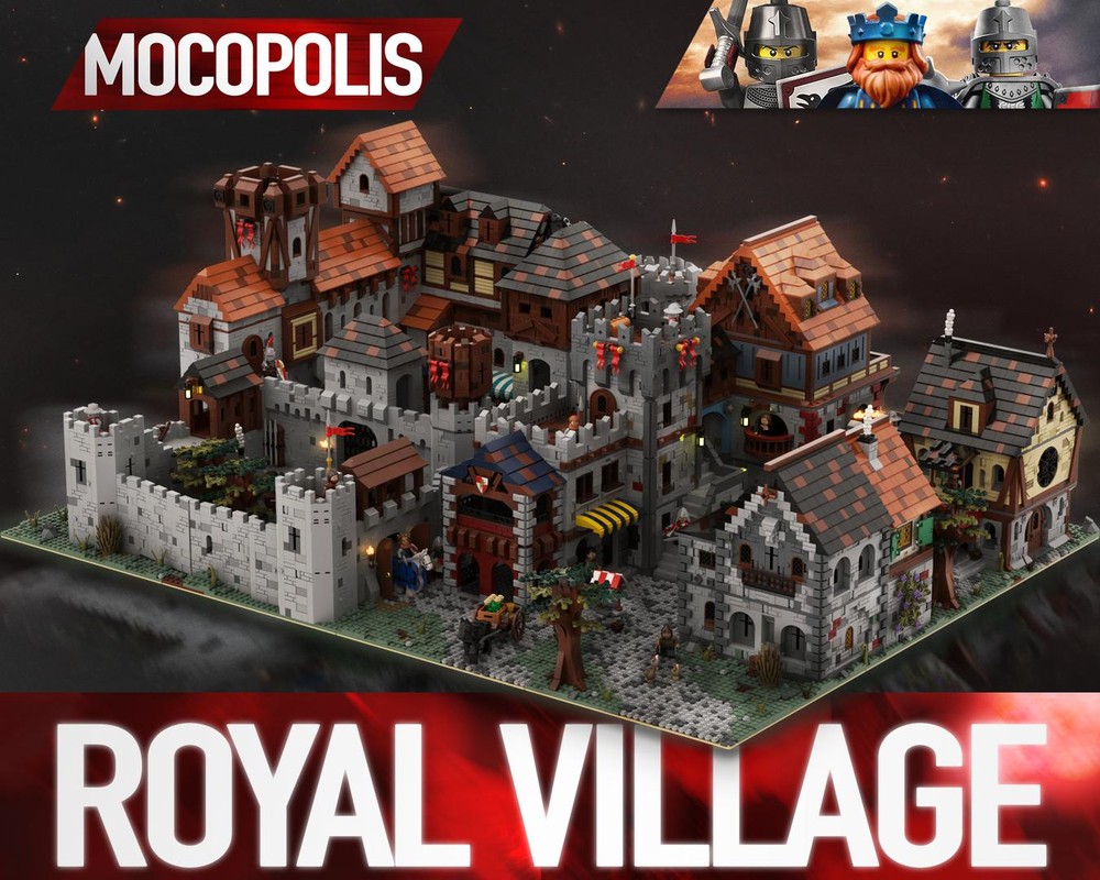 LEGO MOC MEDIEVAL ROYAL VILLAGE by MOCOPOLIS | Rebrickable - Build with ...