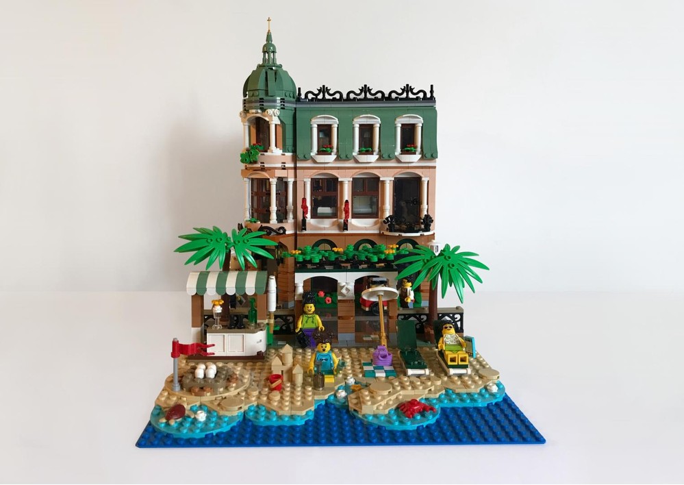 LEGO MOC Boutique Beach Modular by BrickType | Rebrickable - Build with ...