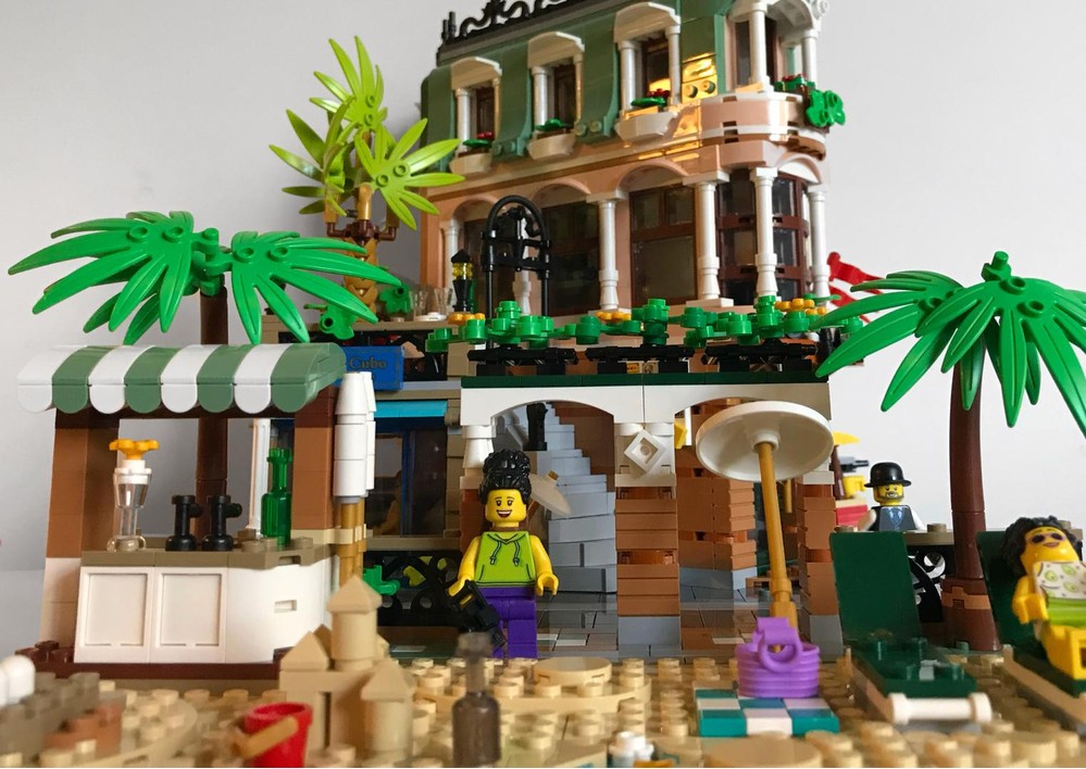 LEGO MOC Boutique Beach Modular by BrickType | Rebrickable - Build with ...