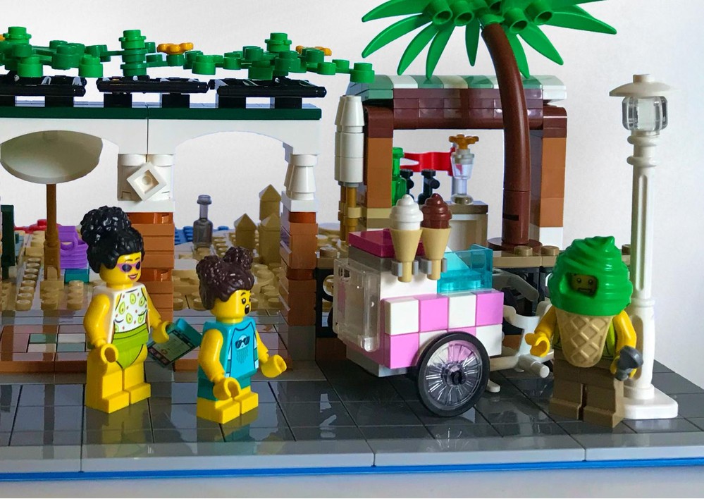 LEGO MOC Boutique Beach Modular by BrickType | Rebrickable - Build with ...