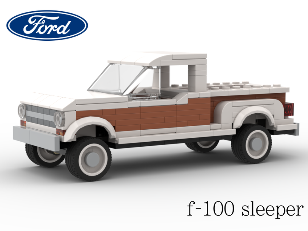LEGO MOC 1969 ford f-100 stepside (sleeper) by BEAR MOCS | Rebrickable ...