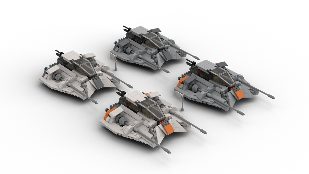 Lego Moc Snowspeeder By Bit Rebrickable Build With Lego