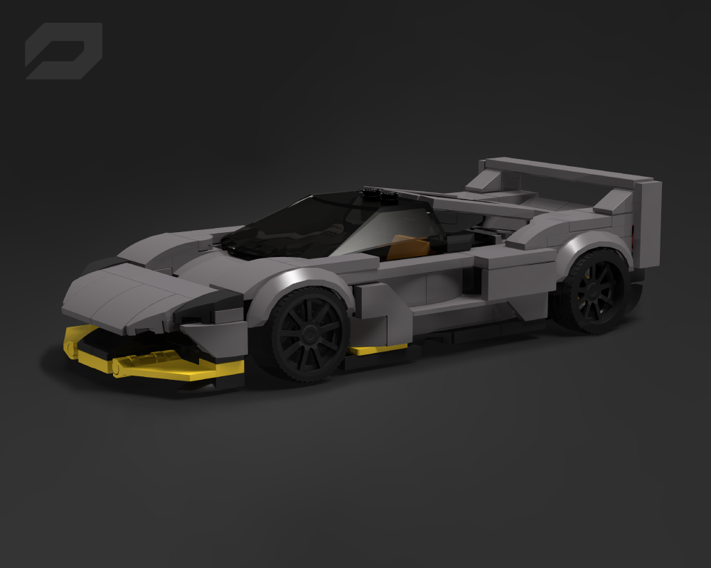 LEGO MOC Ferrari F88 CS - Dark Gray by prototyp | Rebrickable - Build with LEGO