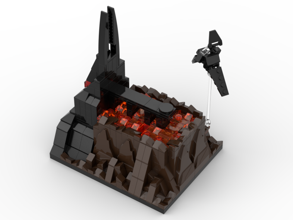 Lego Moc Micro Vader Castle By Jedi Plb Rebrickable Build With Lego