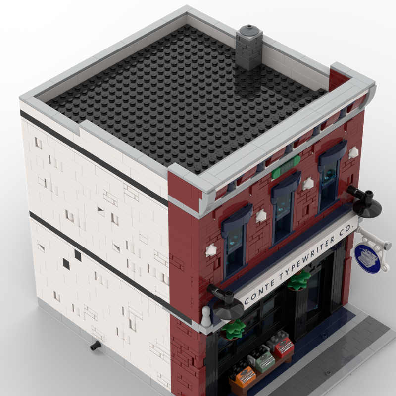 LEGO MOC LeConte Typewiter Company Building (UPDATED FILE) by ...