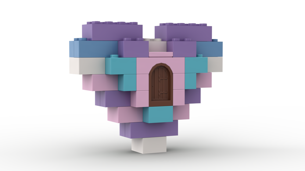 LEGO MOC 10704 Heart by Lenarex | Rebrickable - Build with LEGO
