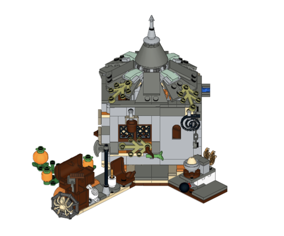 LEGO MOC Hagrids Hut with closed (removable back) Part 2 by ...