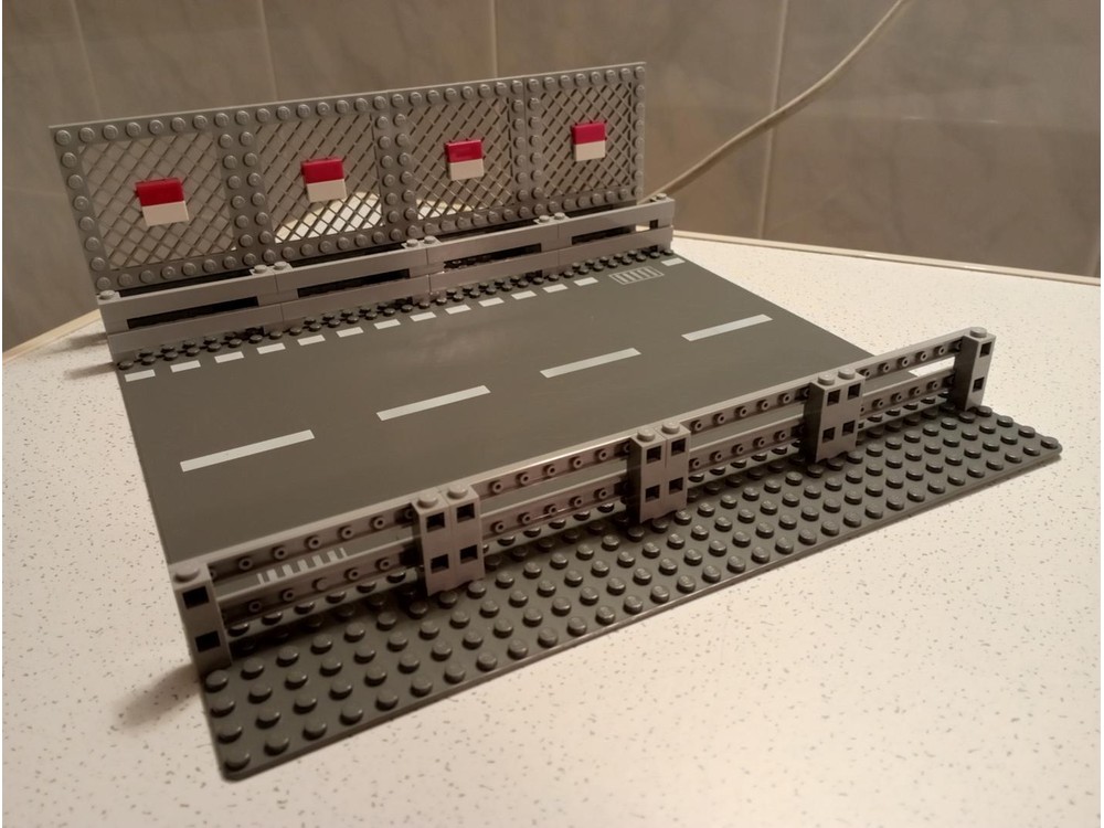 Lego Moc Street Circuit Race Track By Astrofabius Rebrickable Build