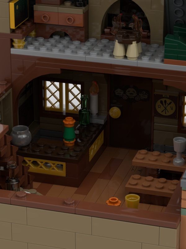 LEGO MOC Hogsmeade Village Modular by KTBrickworks | Rebrickable - Build with LEGO