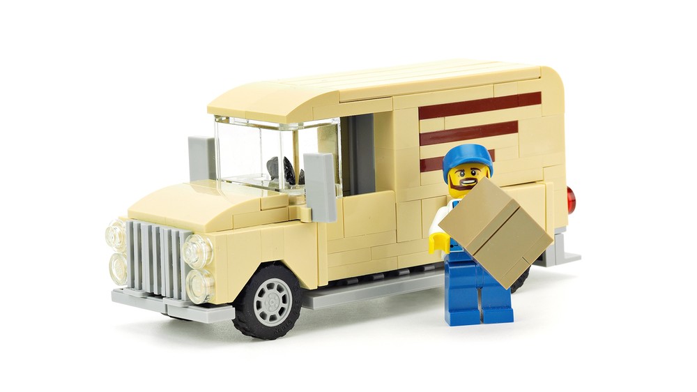 Lego Moc Mail Van By Demarco Rebrickable Build With Lego