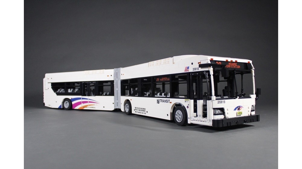 LEGO MOC New Flyer XD60 Articulated Bus by JLiu15 | Rebrickable - Build ...