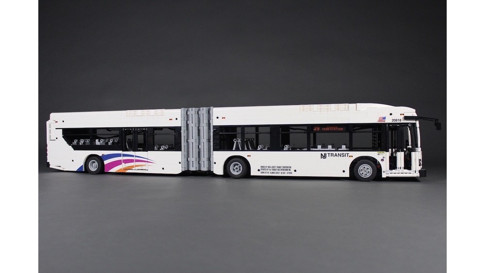 LEGO MOC New Flyer XD60 Articulated Bus by JLiu15 | Rebrickable - Build ...