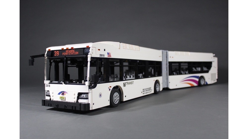 LEGO MOC New Flyer XD60 Articulated Bus by JLiu15 | Rebrickable - Build ...