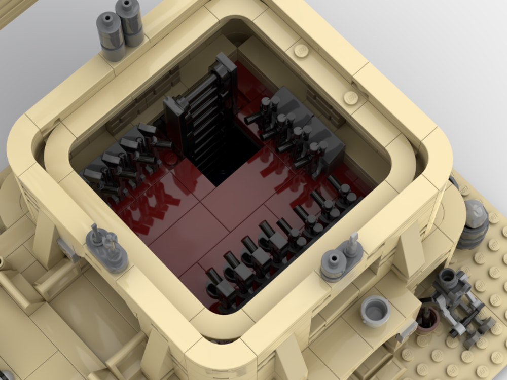 Lego Moc Tatooine Modular Building With Interior 3 Speed Bike
