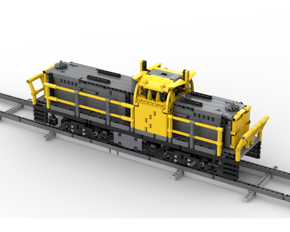 LEGO MOC Technic Cargo Loc Power Functions GreYellow by Technic TRAIN ...