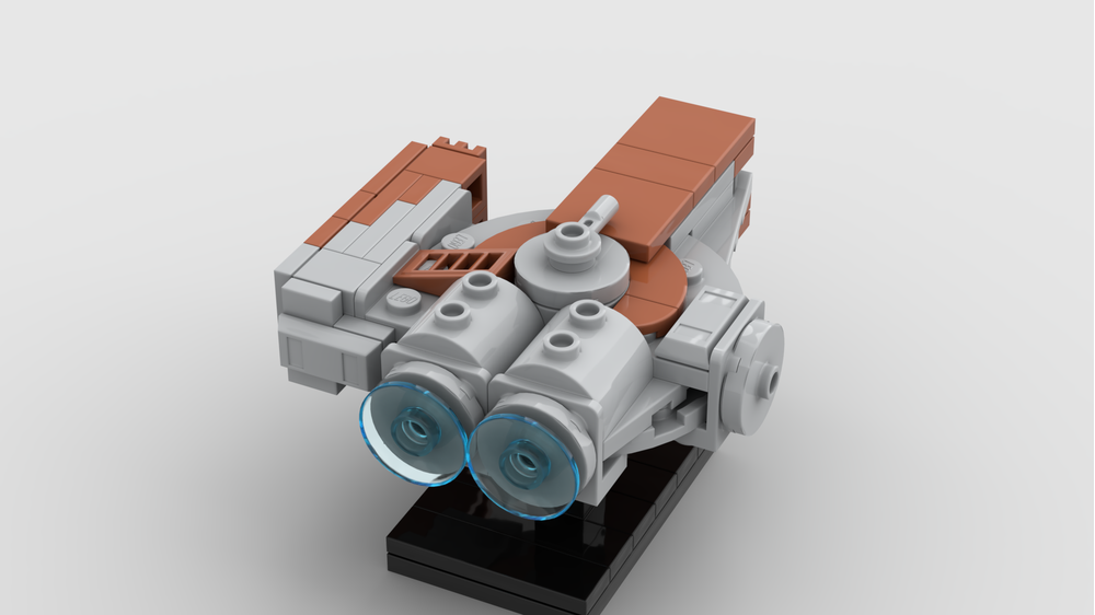 Lego Moc 11455 Xs Stock Light Freighter By Kdapt Preacher