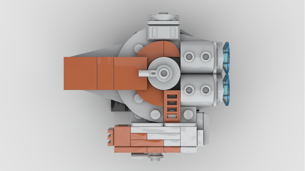 Lego Moc 11455 Xs Stock Light Freighter By Kdapt Preacher